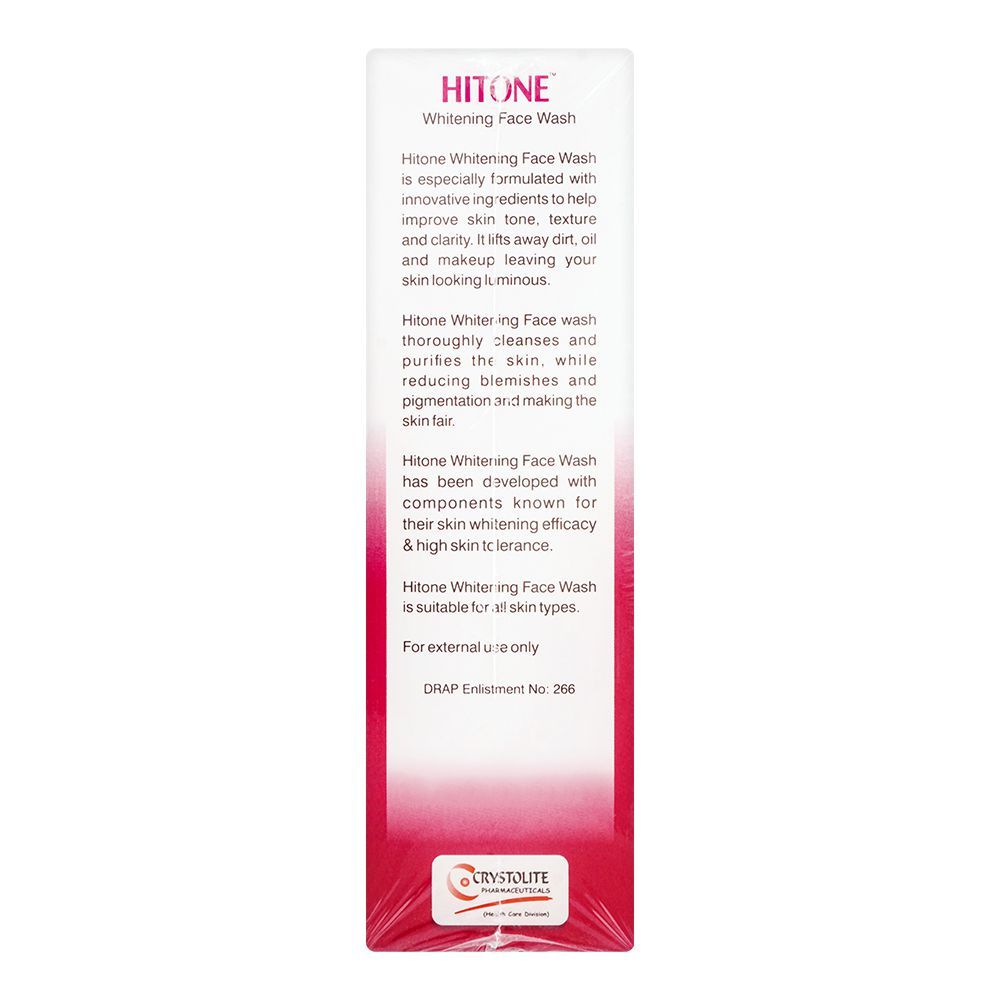 Purchase Crystolite Pharmaceuticals Hitone Whitening Face Wash, For All ...