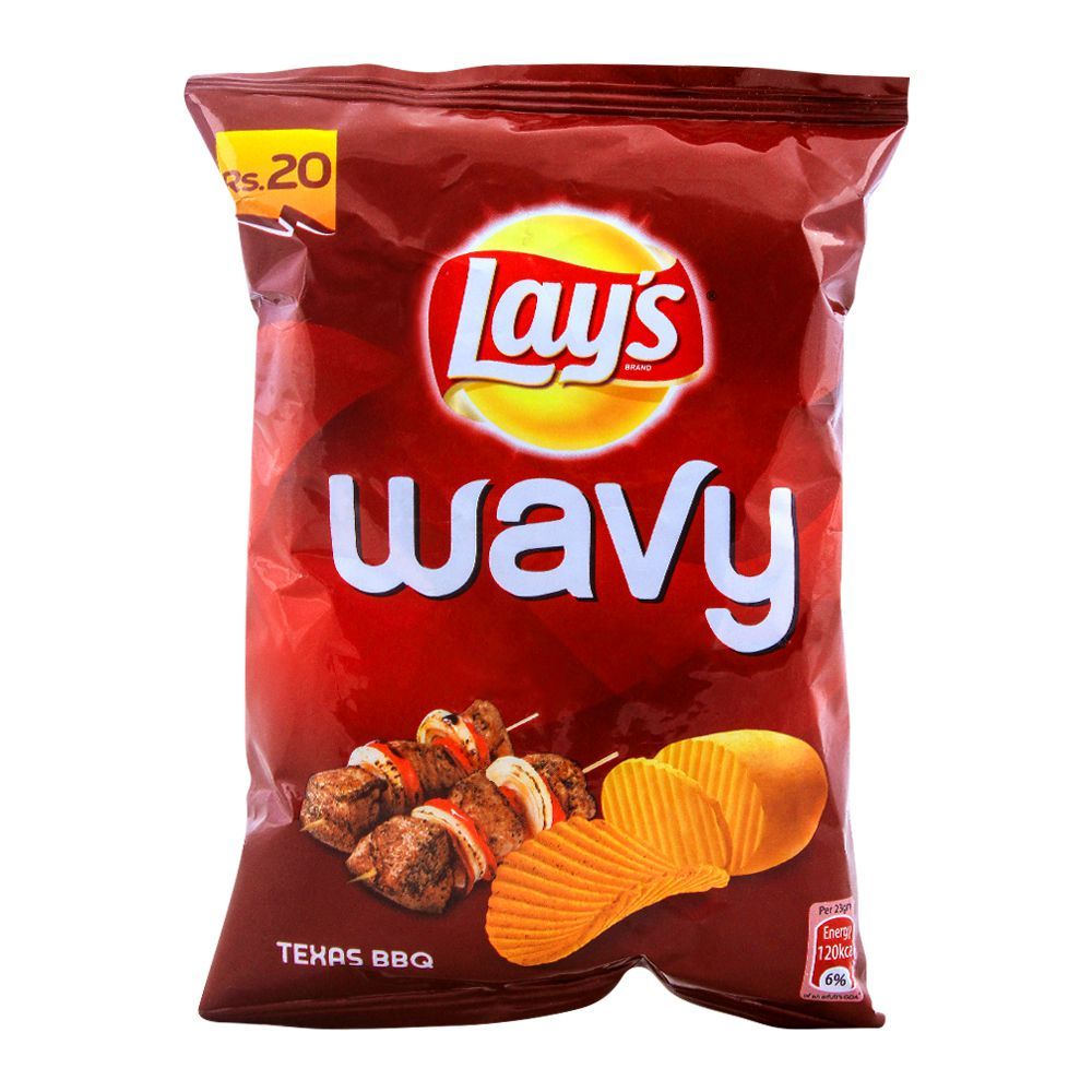 Order Lay's Wavy BBQ Potato Chips 23g Online at Best Price in Pakistan ...