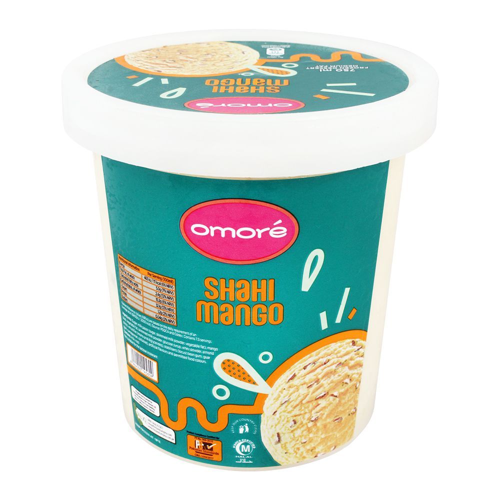 Purchase Omore Shahi Mango Frozen Dessert, Tub, 750ml Online at Best ...