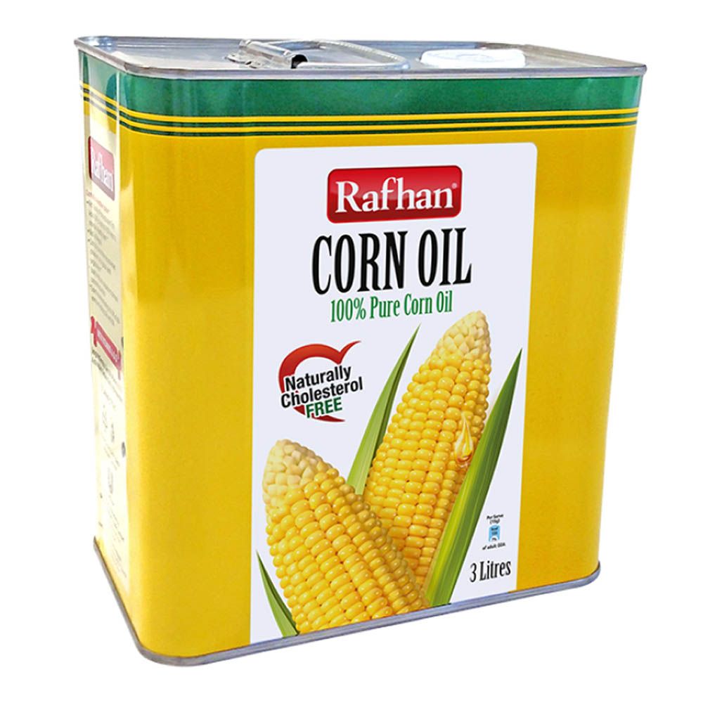 Order Rafhan Corn Oil 3 Litres Tin Online at Best Price in Pakistan ...