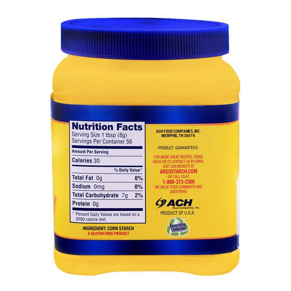 Buy Argo Corn Starch, 100% Pure, Gluten Free, 454g Online at Special ...