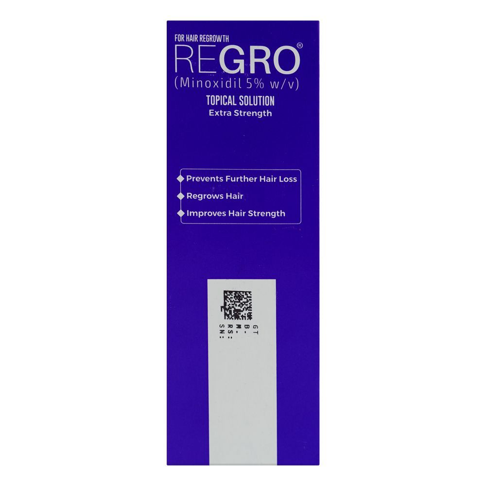 ReGro Topical Hair Regrowth Solution (Minoxidil 5%), 60ml