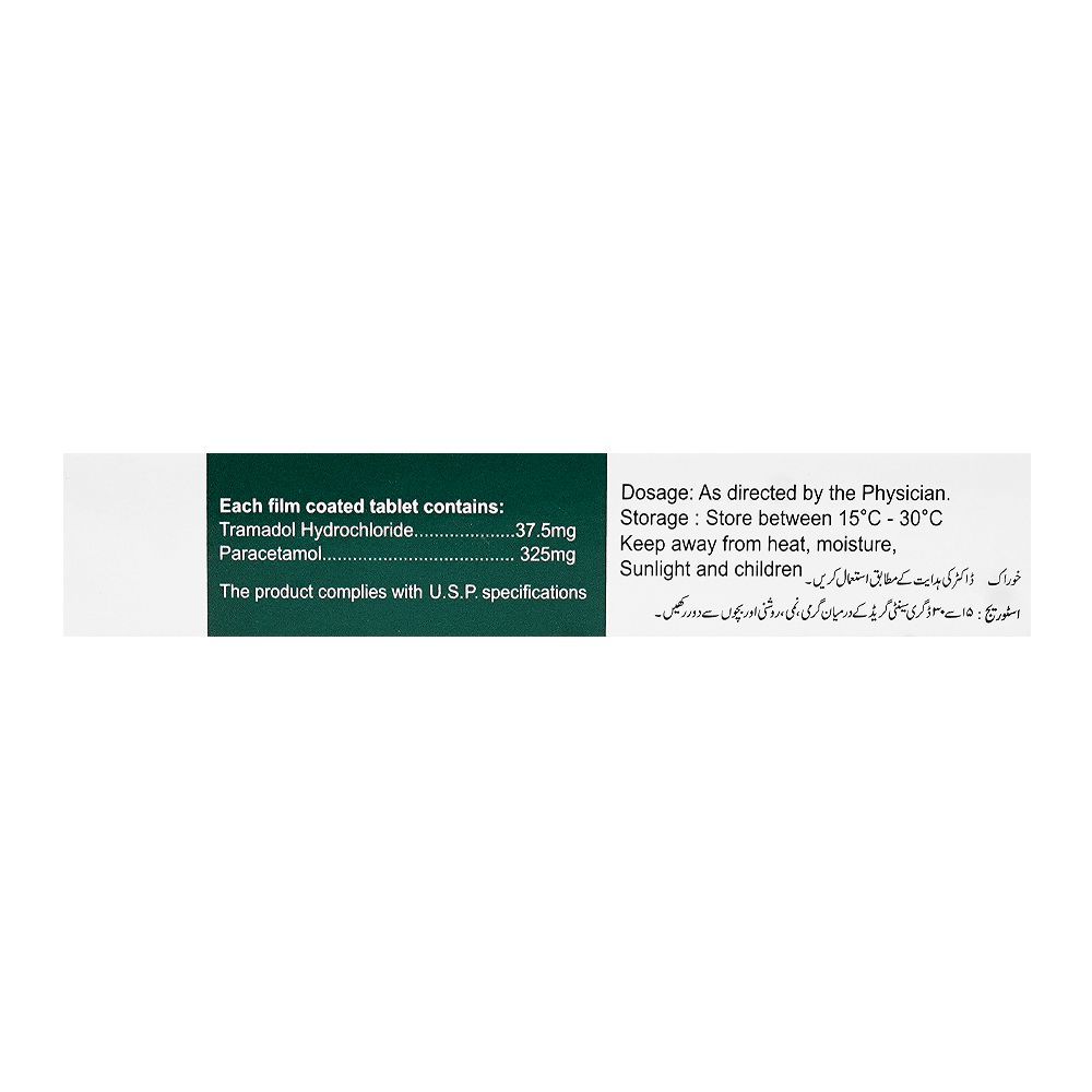 Continental Pharmaceuticals Taxidol-P Tablet, 37.5mg/325mg, 10-Pack