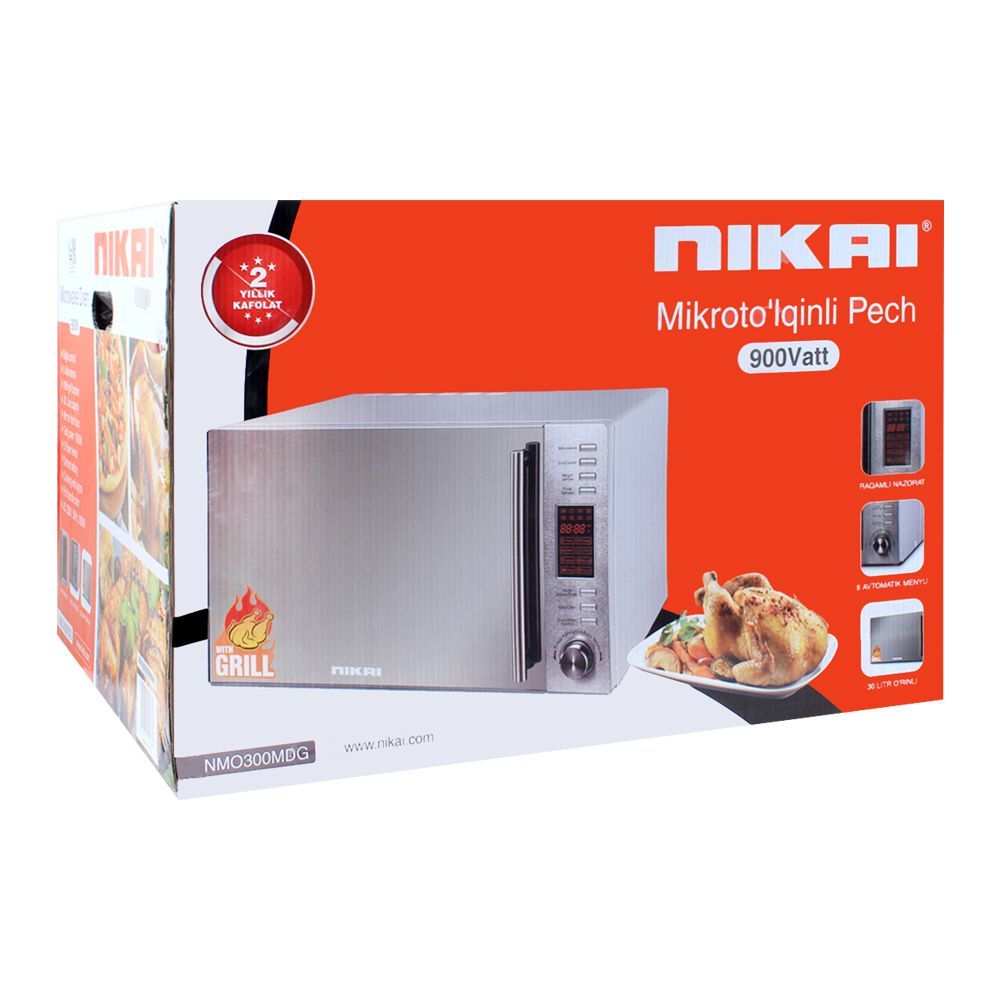 Buy Nikai Microwave Oven, 30 Liter, 900W, NMO300MDG Online at Special ...