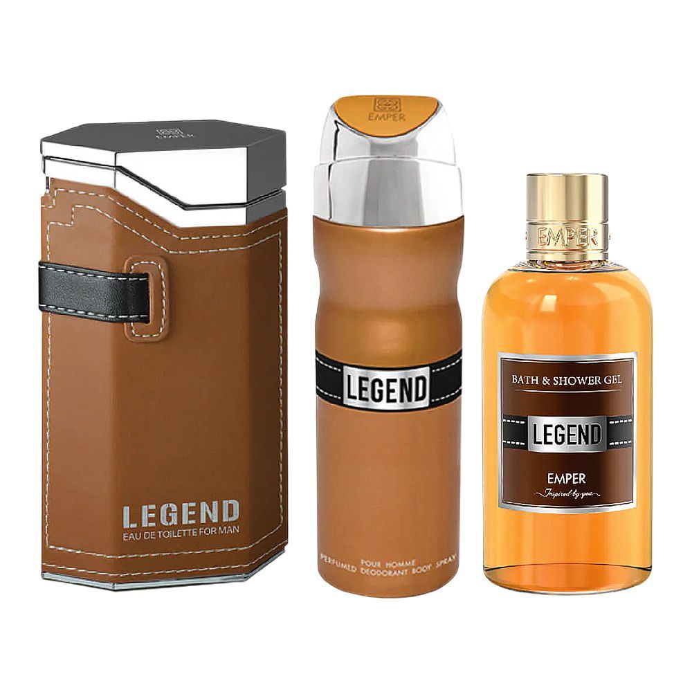 Order Legend Pour Homme Emper Perfume Set, Eau de Toilette 100ml+Body ...