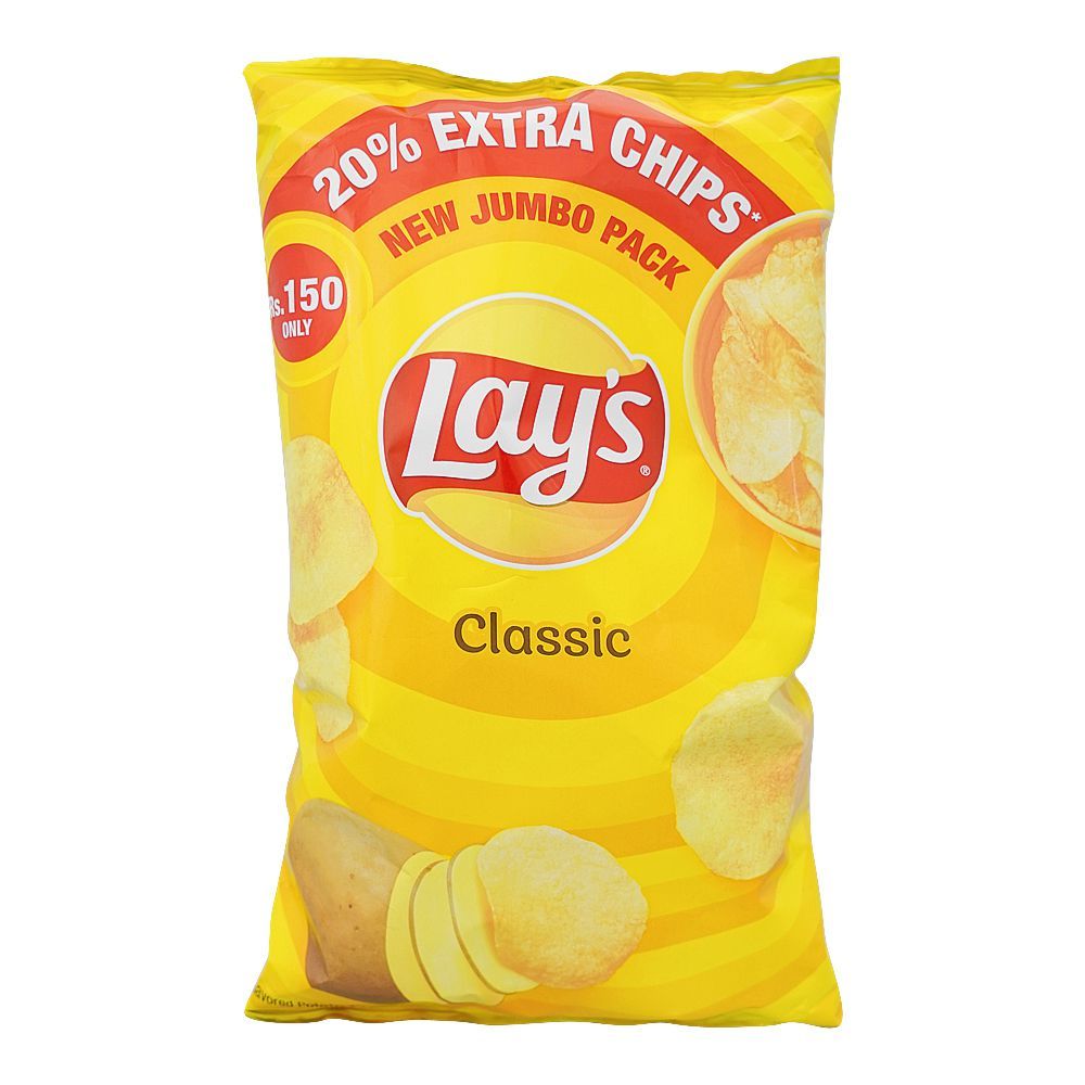 Buy Lay's Classic Salted Chips, New Jumbo Pack, 120g Online at Special ...