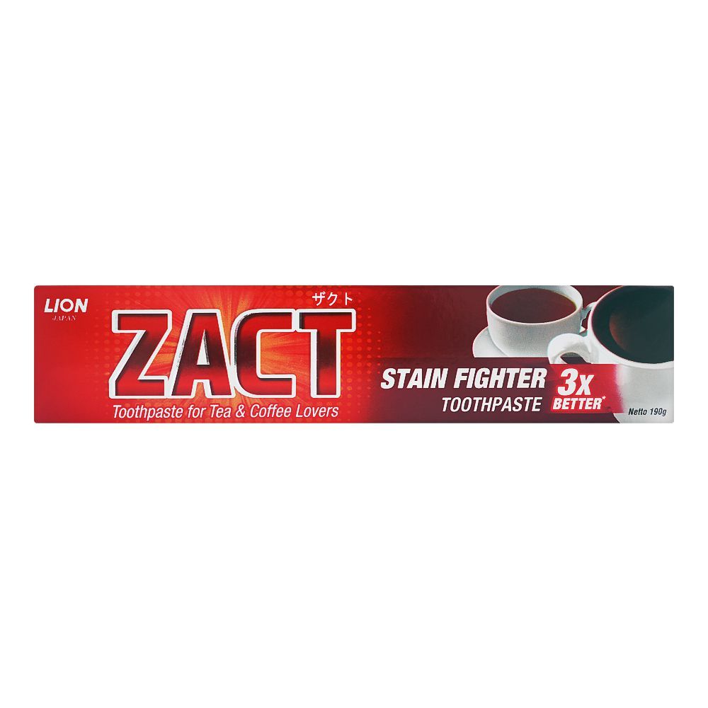 Buy ZACT Lion Stain Fighter Toothpaste, 190g Online at Special Price in Pakistan - Naheed.pk