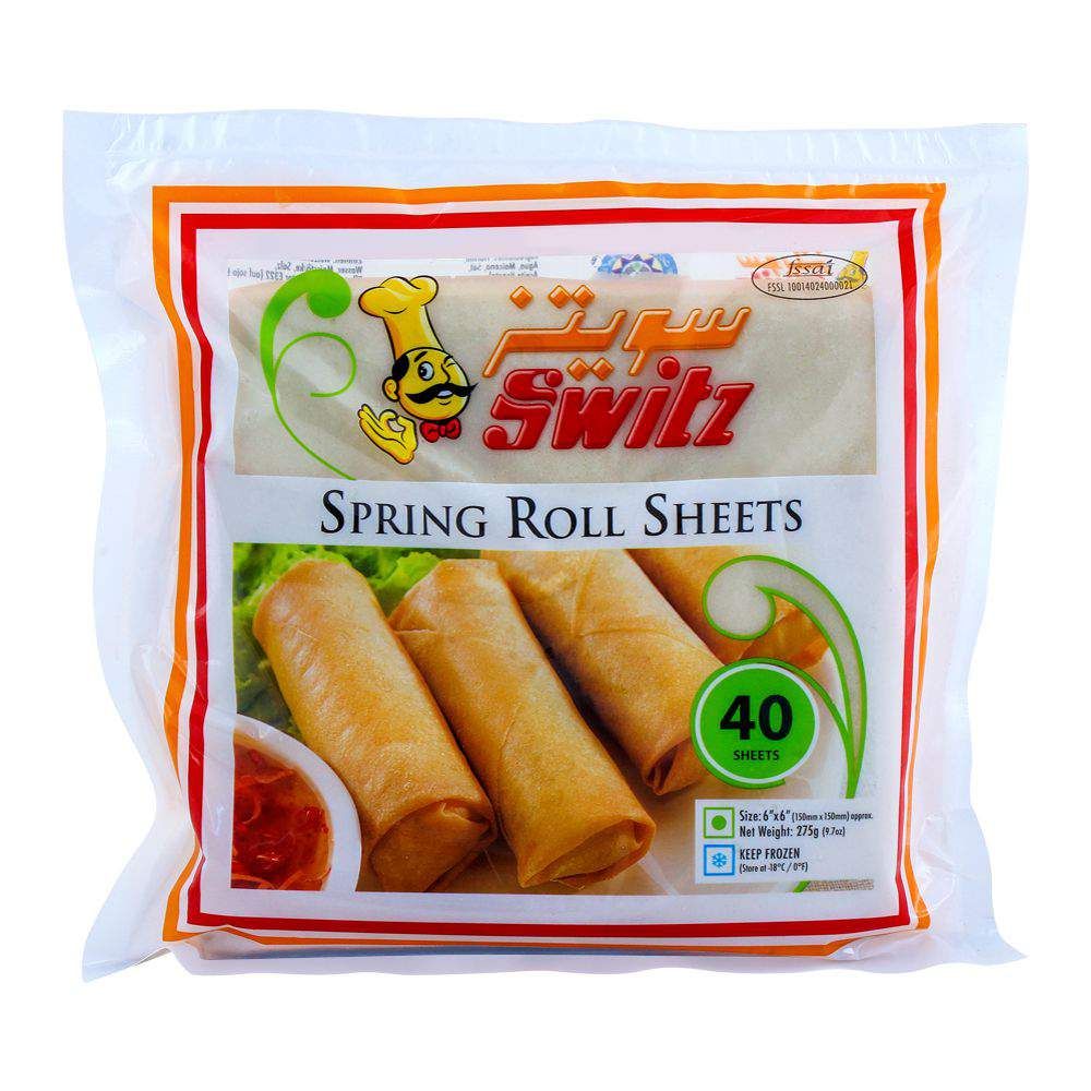 Purchase Switz Spring Roll Sheets 6x6, 40-Pack, 275g Online at Special ...