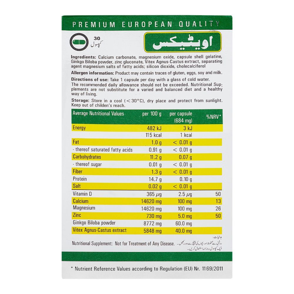 Purchase Bristol Mayer Biotech Ovitex Nutritional Supplement Capsule ...