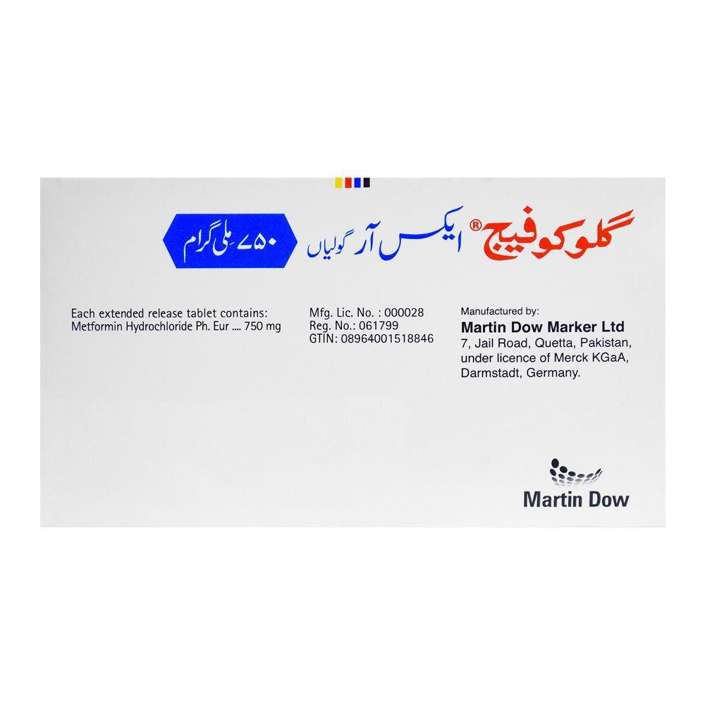 Purchase Martin Dow Glucophage XR Tablets, 750g, 3 X 10 Tablets Online ...