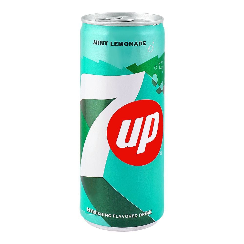 7UP Mint Lemonade Mint Can, 250ml