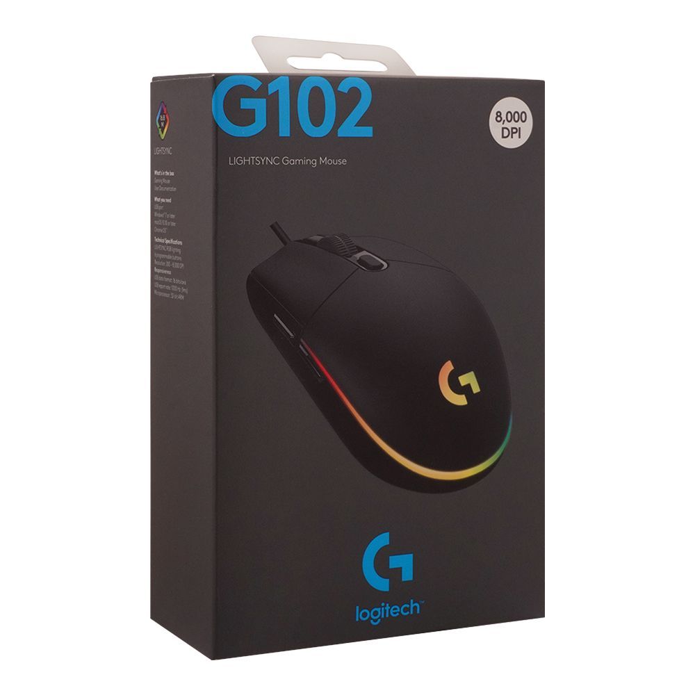 Buy Logitech Lightsync Gaming Mouse, G102, 910-005802 Online at Best ...