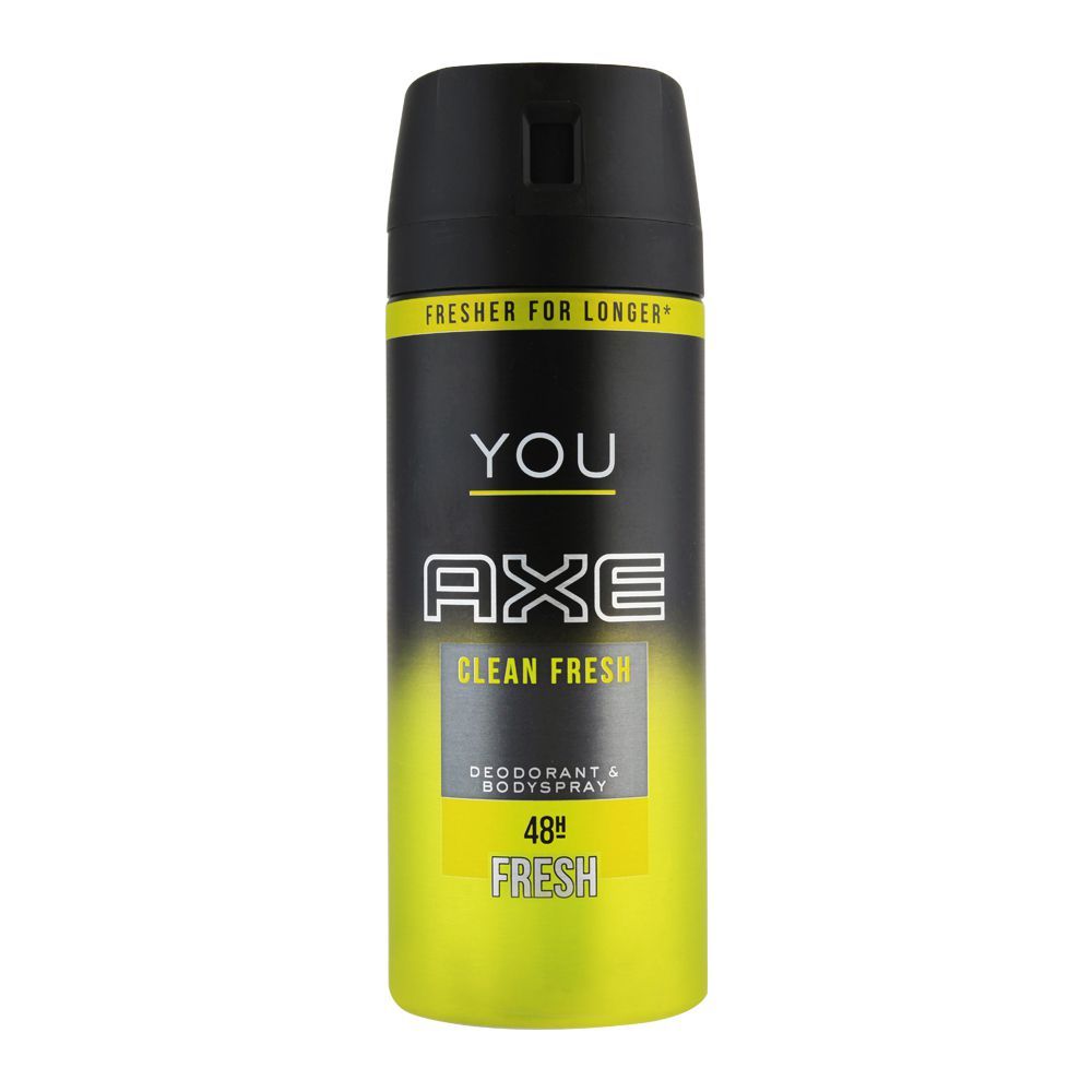 Order Axe You Clean Fresh 48H Fresh Deodorant Spray For Men, 150ml ...
