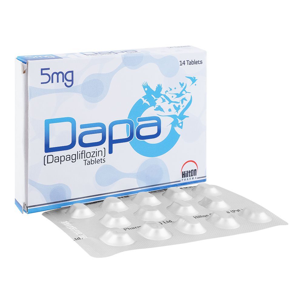 Buy Hilton Pharma Dapa Tablet, 5mg, 14-Pack Online at Best Price in ...