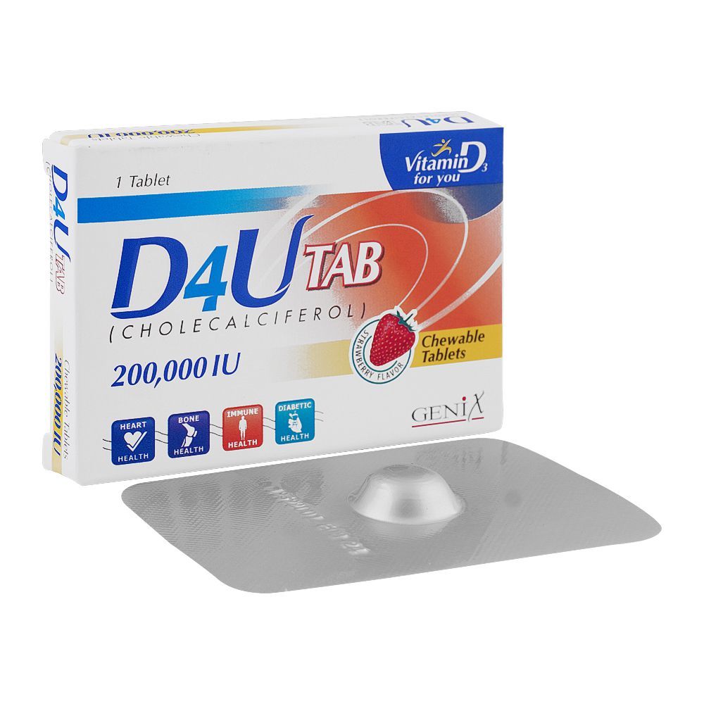 Order Genix Pharma D4U Tablet, 200000 IU, 1-Pack Online at Special ...