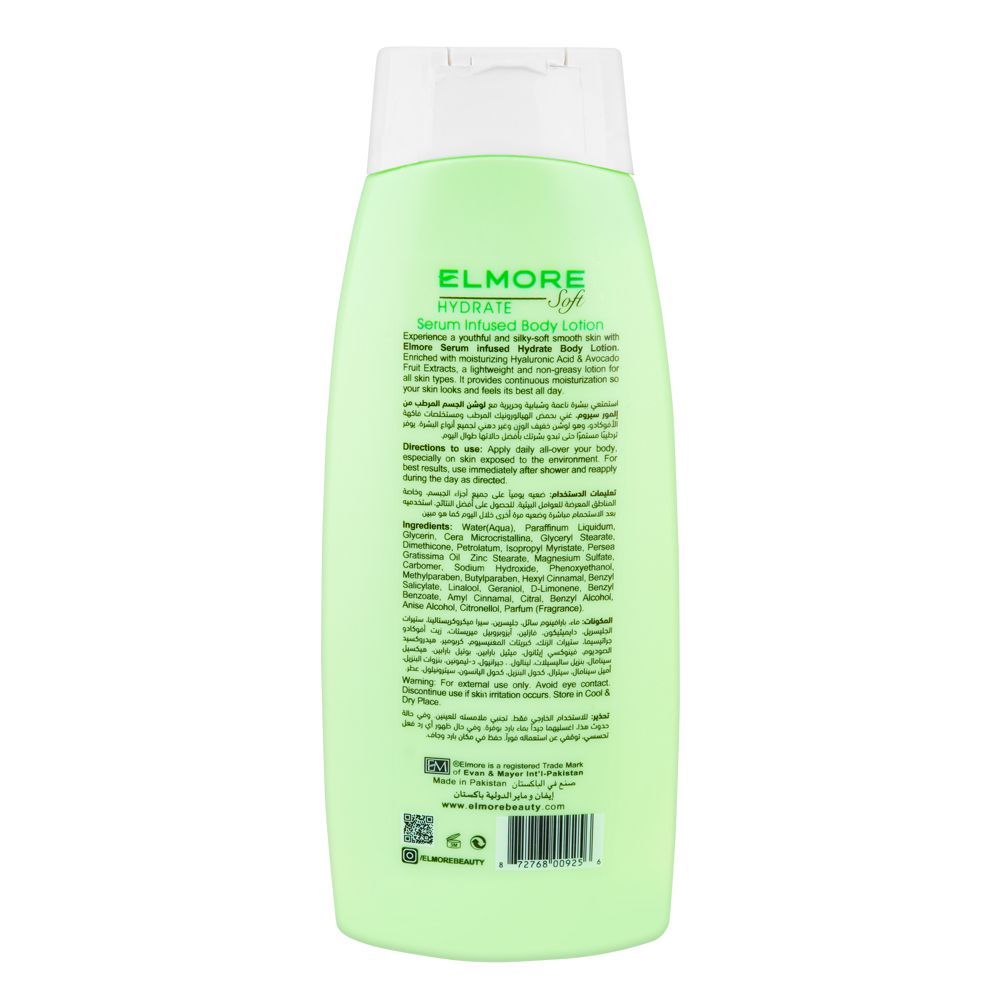Buy Elmore Soft Skin Hydrate Natural Moisturizing Body Lotion, All Skin ...