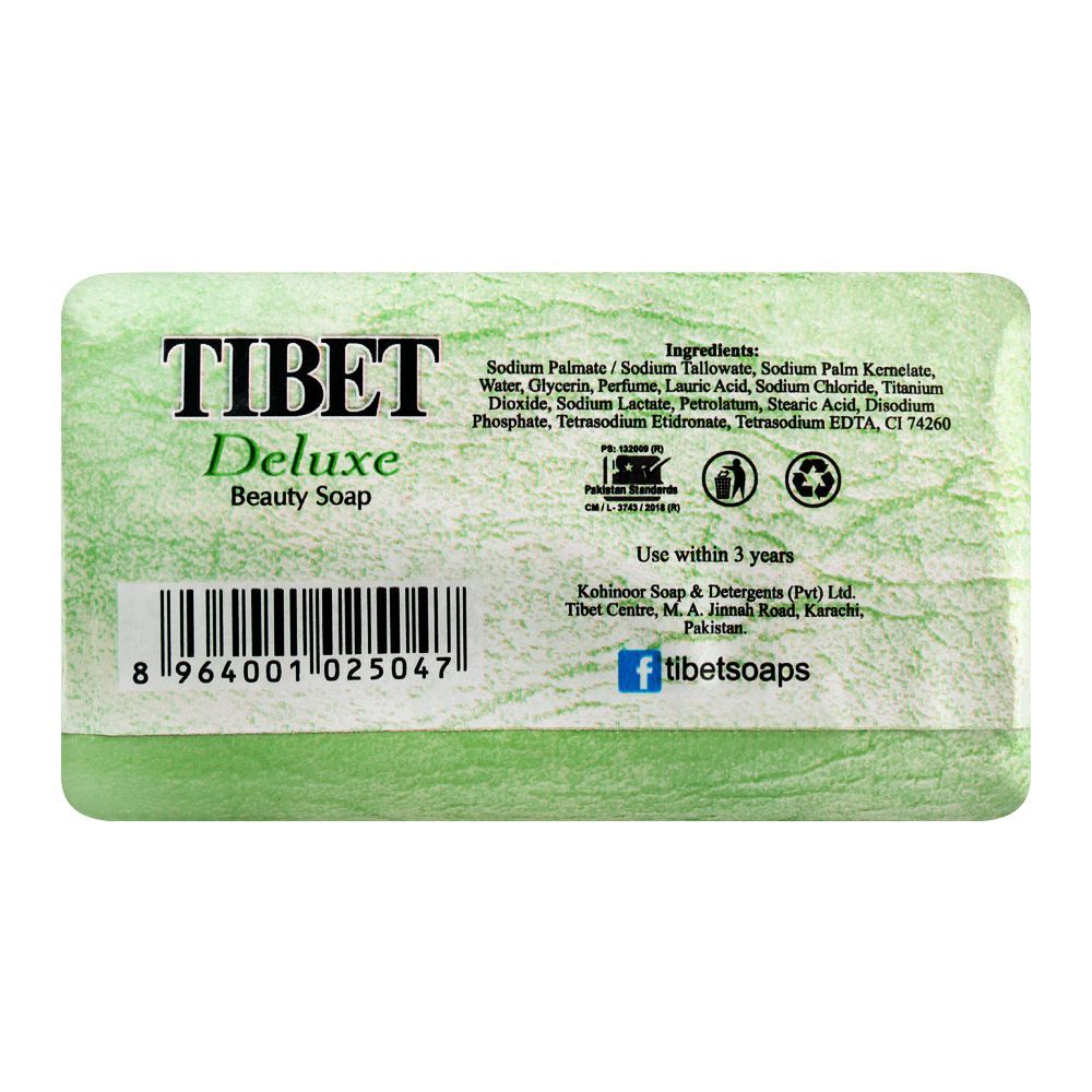 Buy Tibet Deluxe Beauty Soap, Extra Creamy, Green, 140g Online at ...