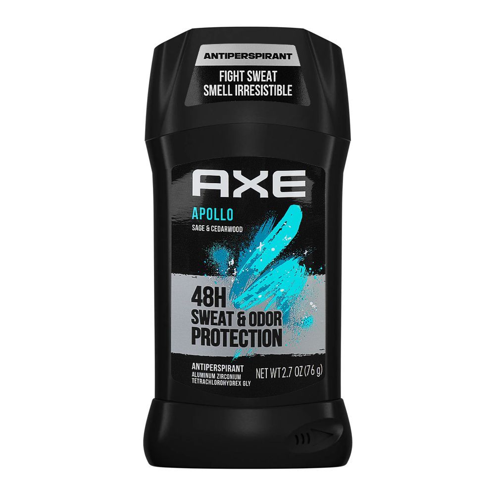 Buy Axe Apollo All-Day Dry Antiperspirant Deodorant Stick, 48 Hours Lasting, Sweat & Odor ...
