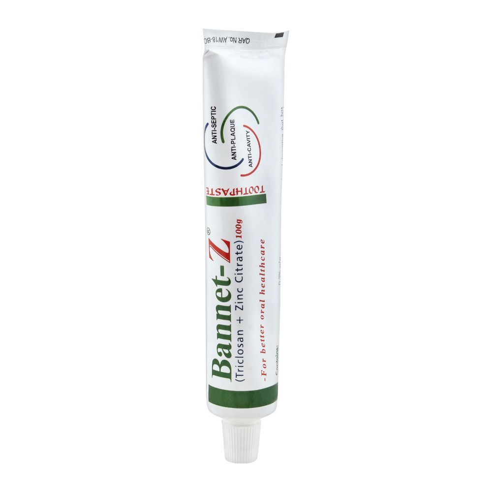 Order Bannet-Z Toothpaste, Anti-Septic, Anti-Plaque, Anti-Cavity, 100g ...