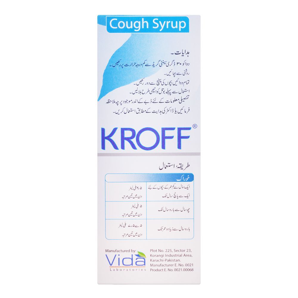 Buy Vida Laboratories Kroff Syrup, 120ml Online at Special Price in ...