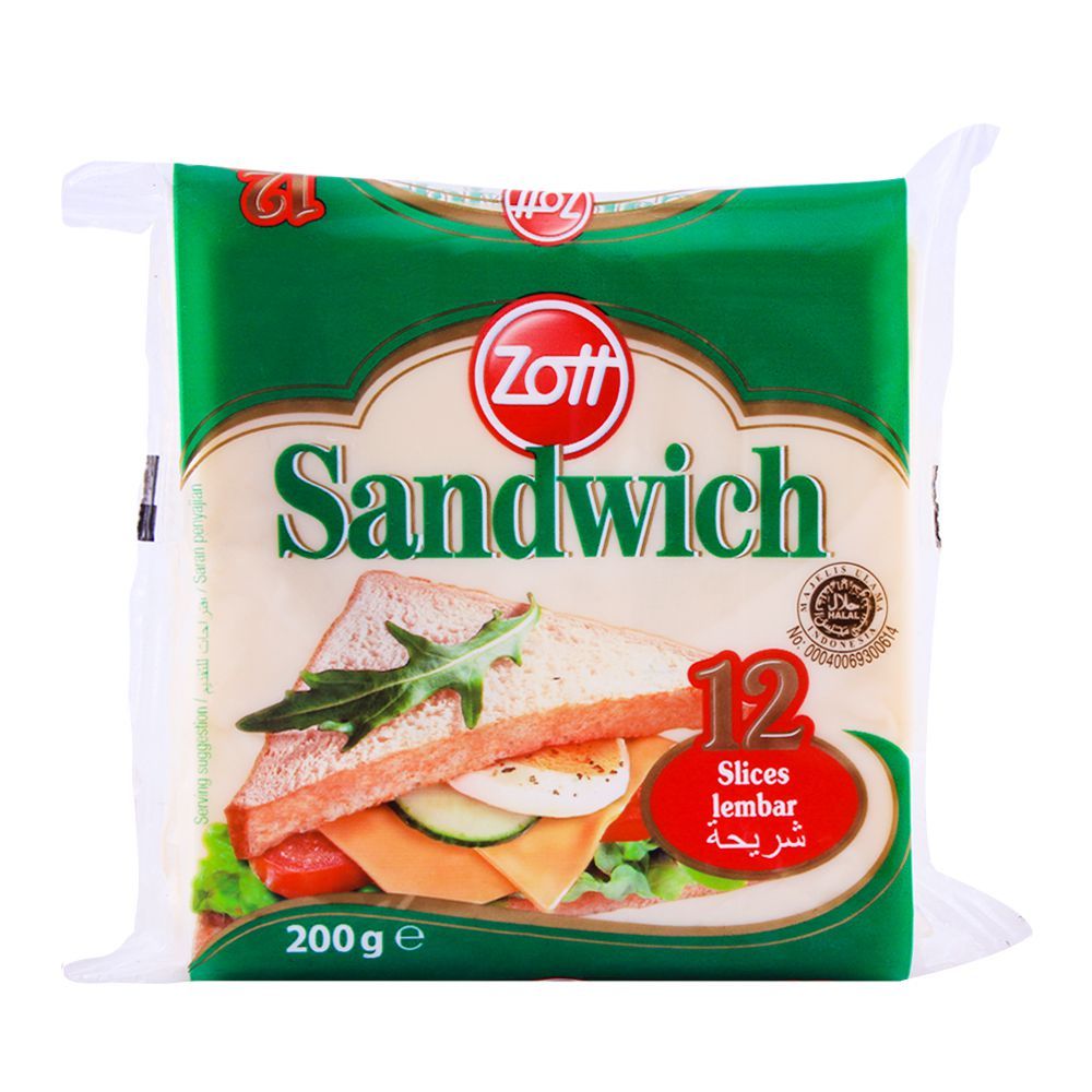 Buy Zott Sandwich Slices, 12 Slices, 200g Online at Best Price in ...