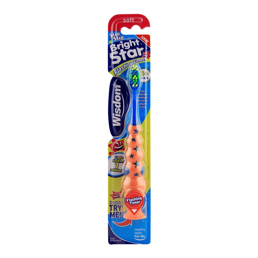 Order Wisdom Step By Step Bright Star Flashing Toothbrush Online at ...