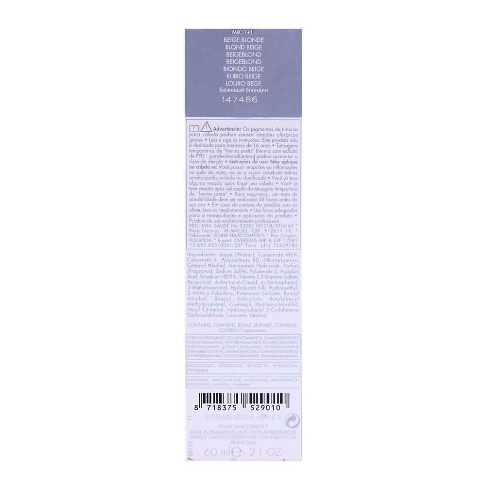 Buy Keune Tinta Color Ultimate Blonde 1032 Beige Blonde Online at ...