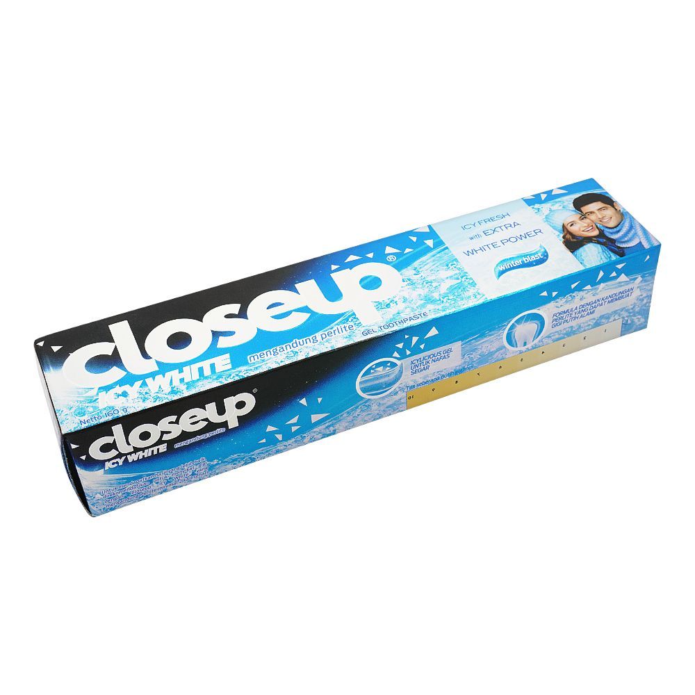 close up toothpaste
