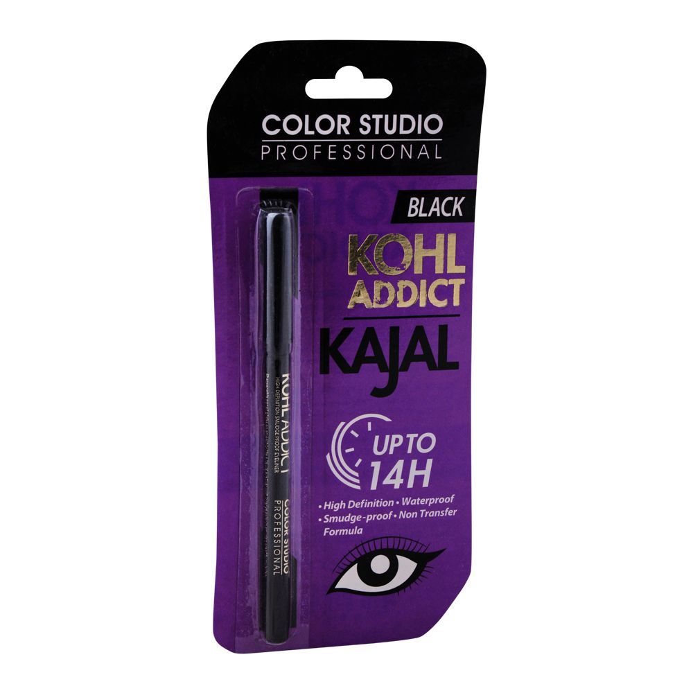 Order Color Studio Kohl Addict Kajal, Black Online at Best Price in ...