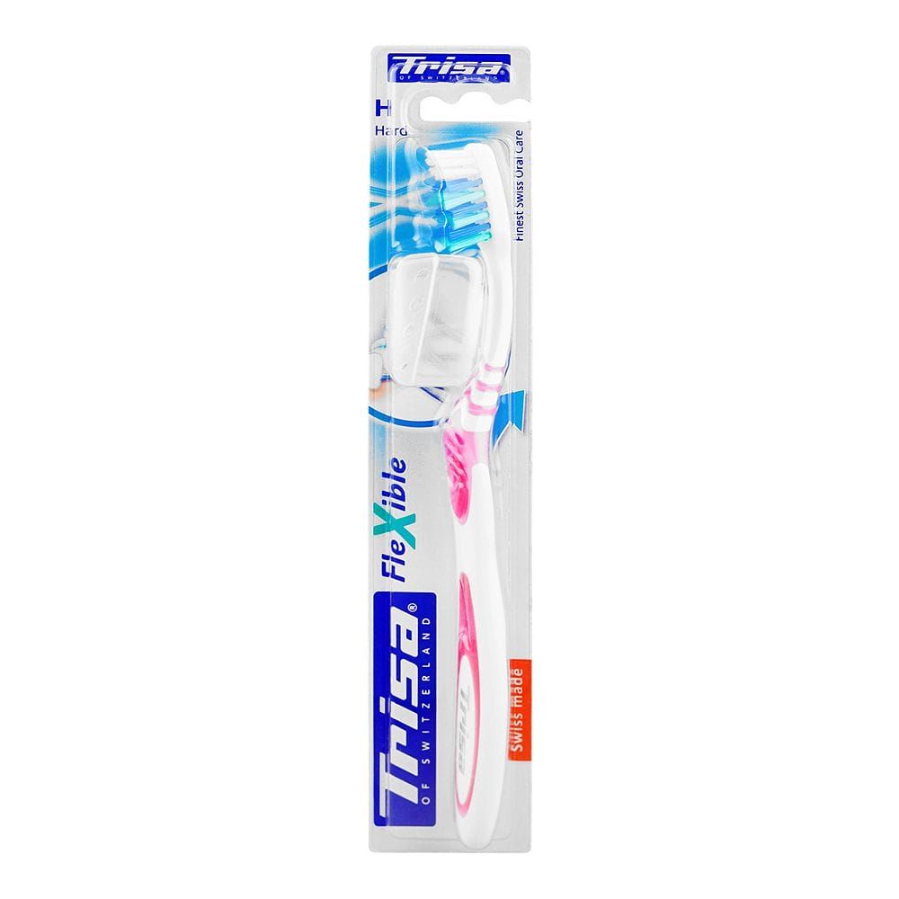 Trisa Flexible Hard Toothbrush, 1-Pack