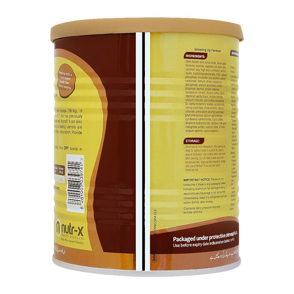 Purchase Nutrafil Stage 3, Growing Up Formula, 400g Online at Best ...