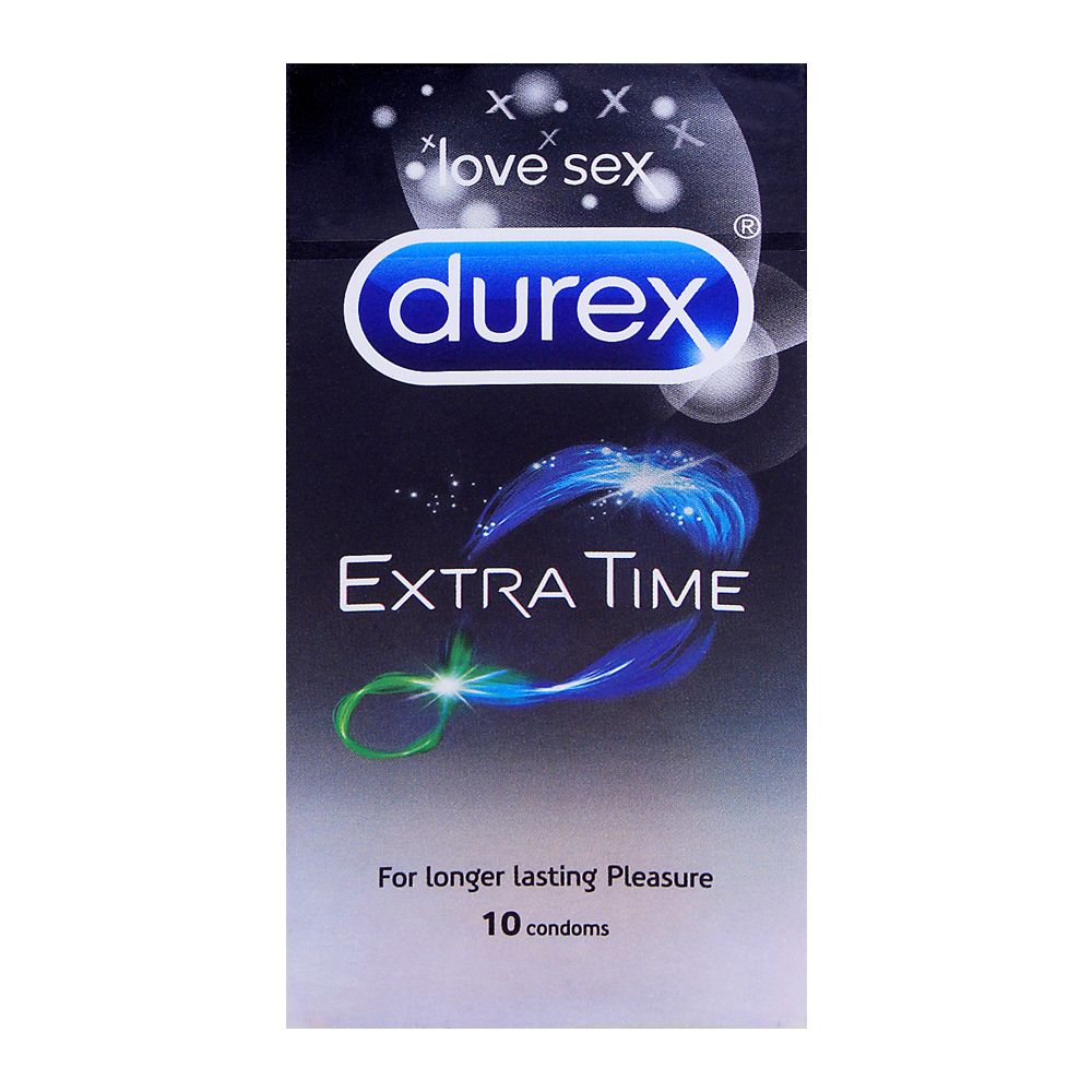 Buy Durex Extra Time For Longer Lasting Pleasure Condoms 10-Pack Online ...