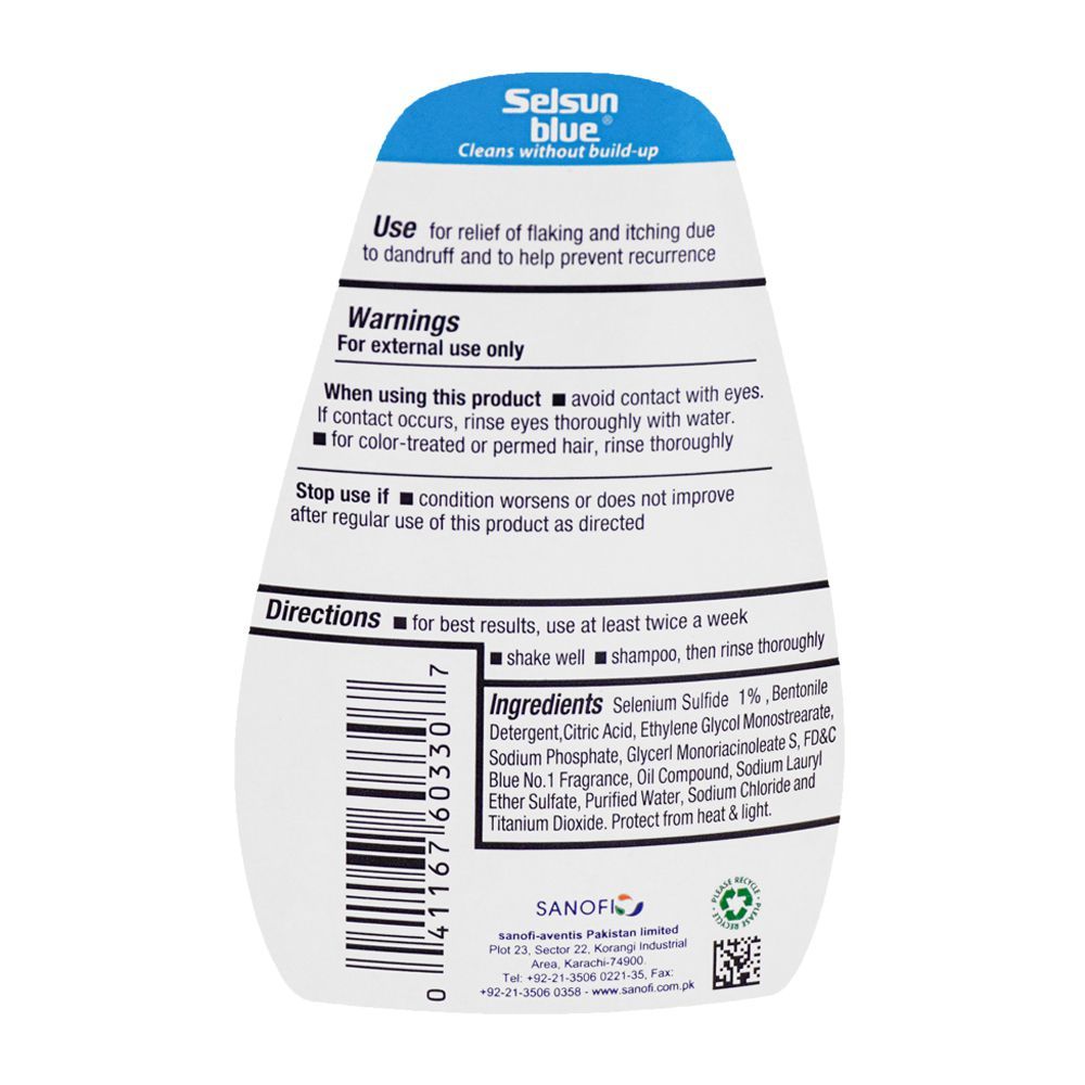 Buy Selsun Blue Normal To Oily Anti-Dandruff Shampoo, Normal To Oily ...