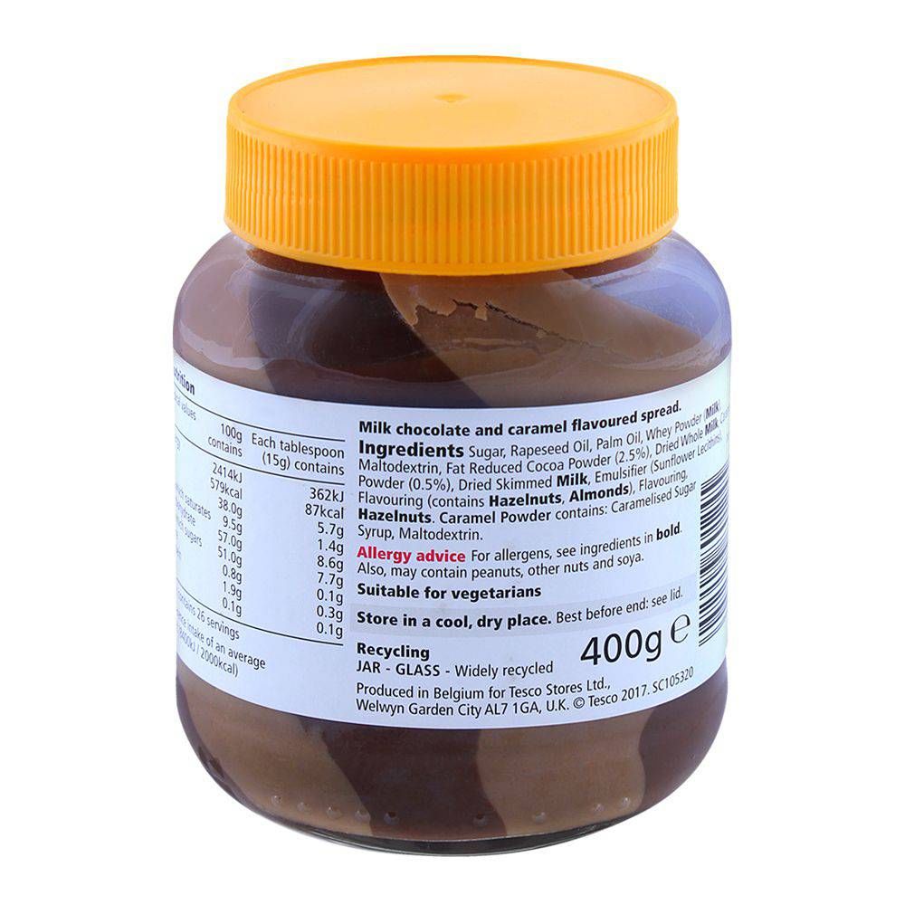Buy Tesco Caramel & Chocolate Spread 400g Online at Best Price in ...