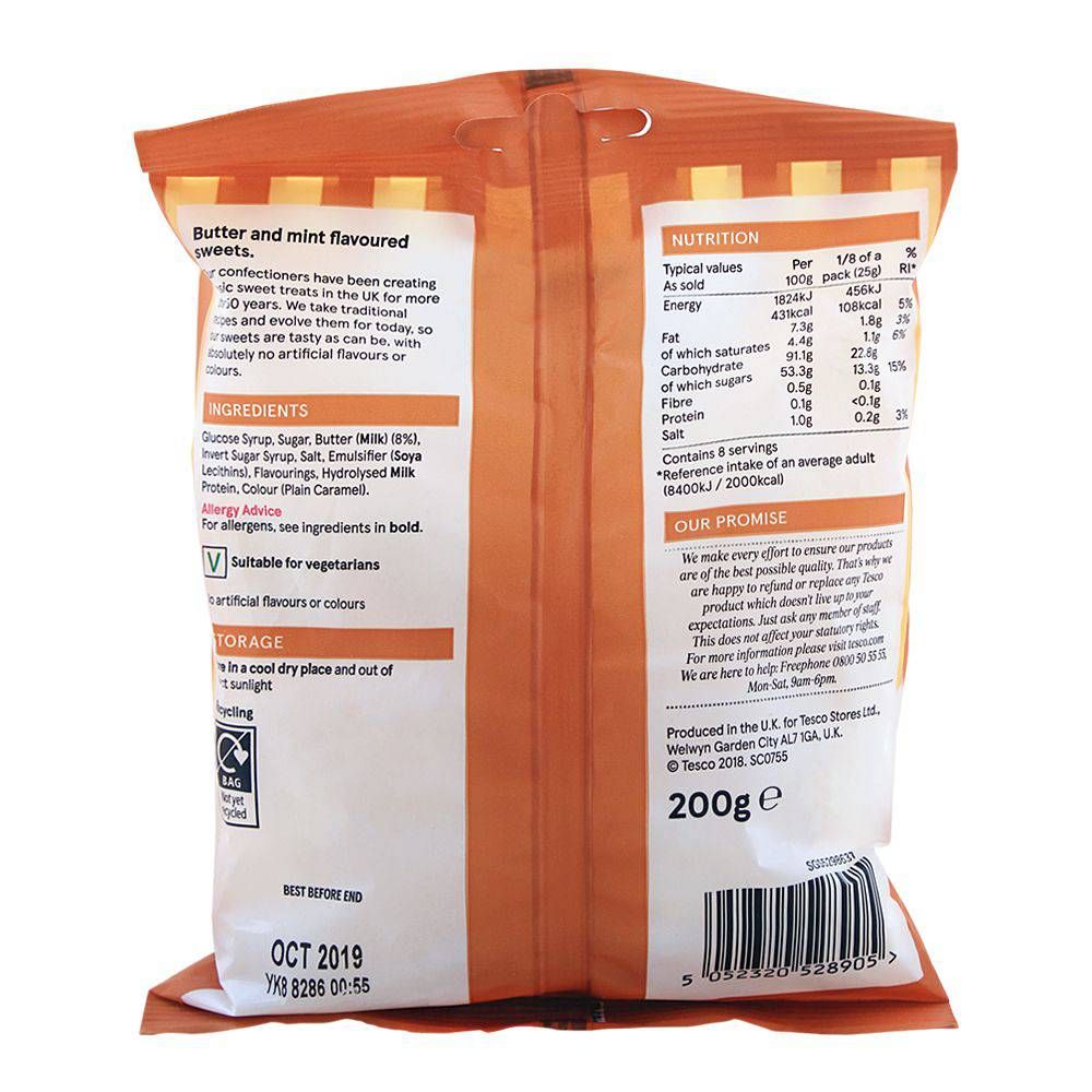 Buy Tesco Butter Mintoes 200g Online at Best Price in Pakistan - Naheed.pk
