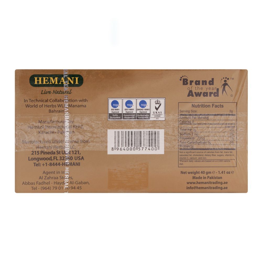 Buy Hemani Slim & Smart Green Apple Herbal Tea Bags, 20-Pack Online at ...