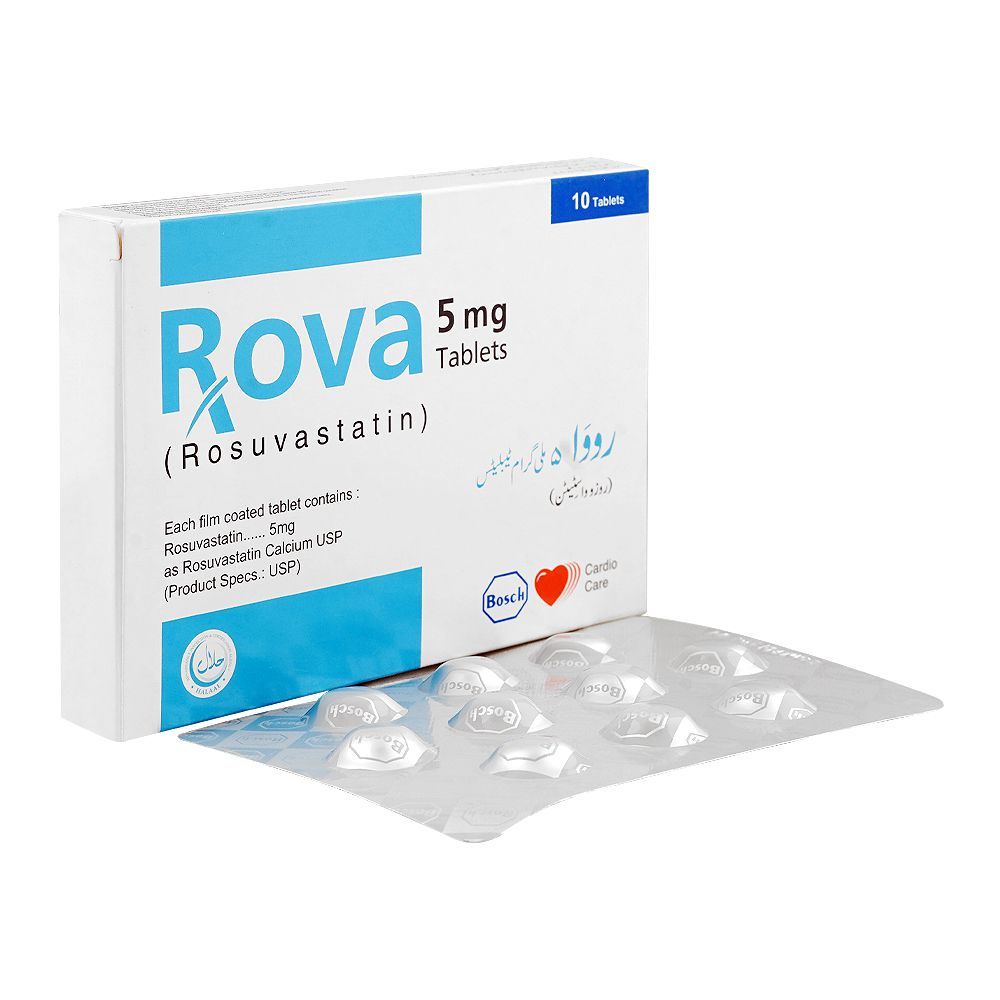 Bosch Pharmaceuticals Rova Tablet, 5mg, 10-Pack