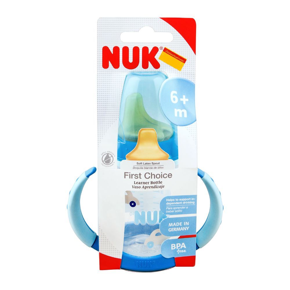 Order Nuk First Choice Learner Feeding Bottle, Cars/Blue, 6m+, 150ml ...