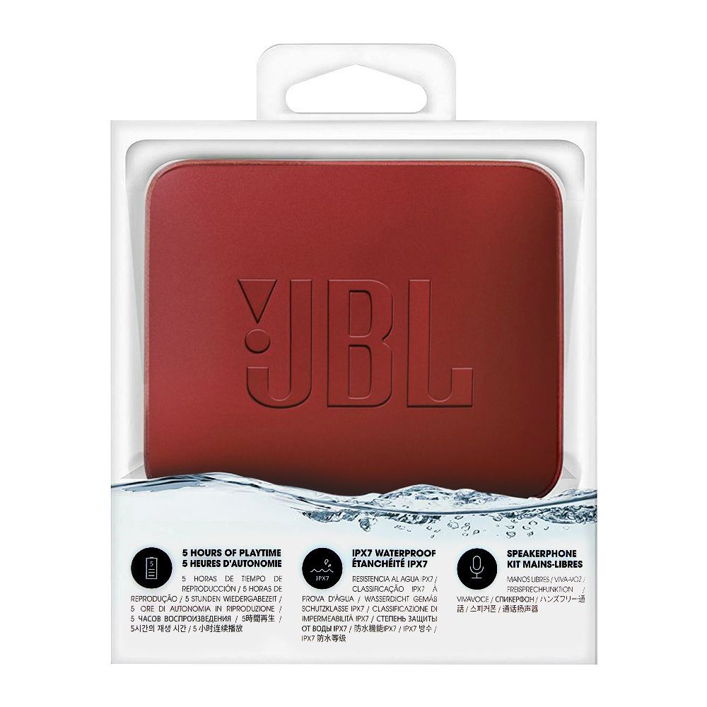 Order JBL Go2 Portable Bluetooth Speaker, Red Online at Best Price in ...