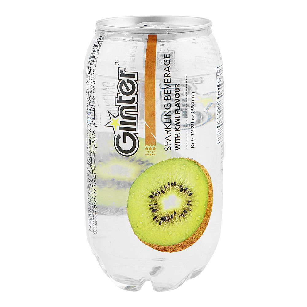 Glinter Kiwi Sparkling Drink Can, 350ml
