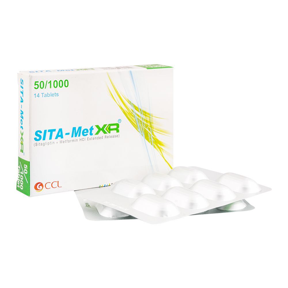Order CCL Pharmaceuticals Sita-Met XR Tablet, 50/1000mg, 14-Pack Online ...