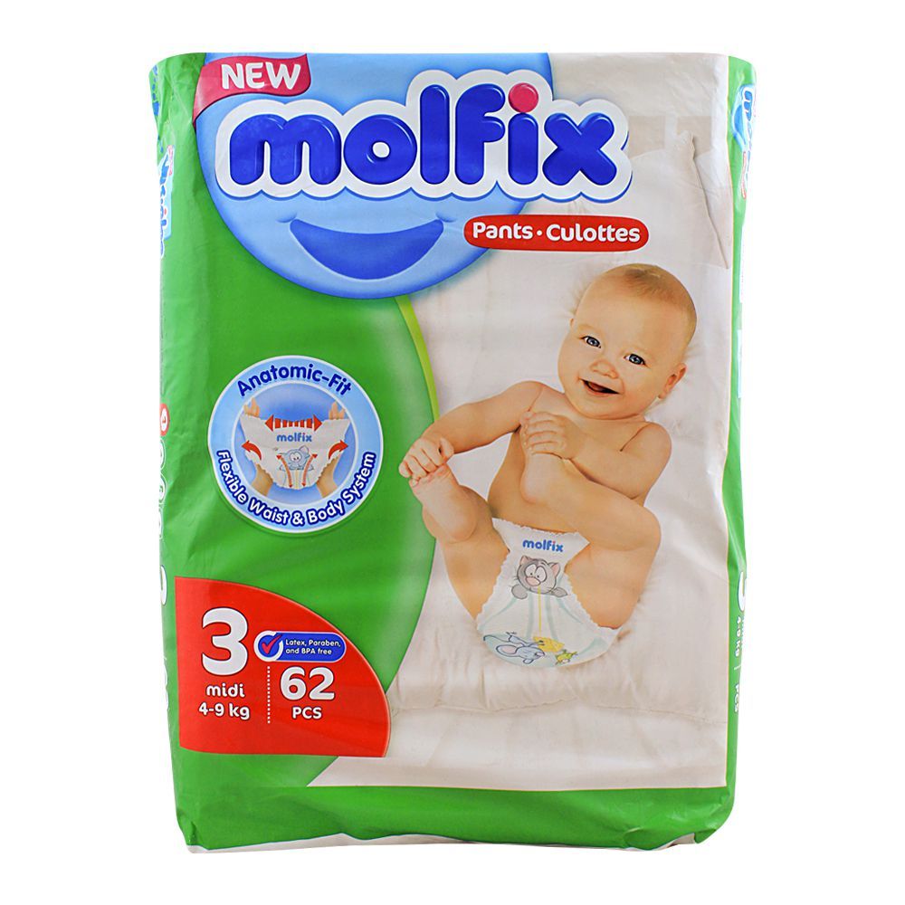 Purchase Molfix Pants No. 3, Midi, 4-9 KG, 62-Pack Online at Special ...