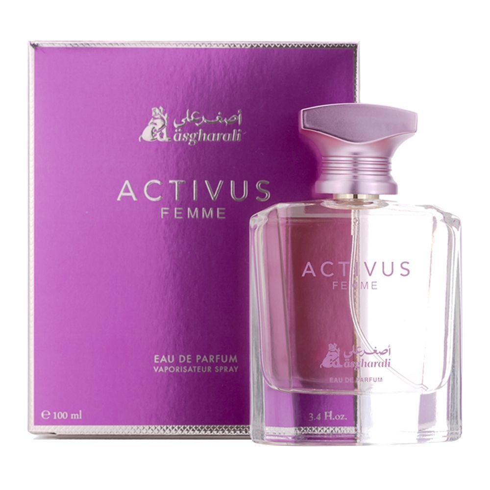 Buy Asgharali Activus Feme Eau De Parfum, Fragrance For Women, 100ml ...