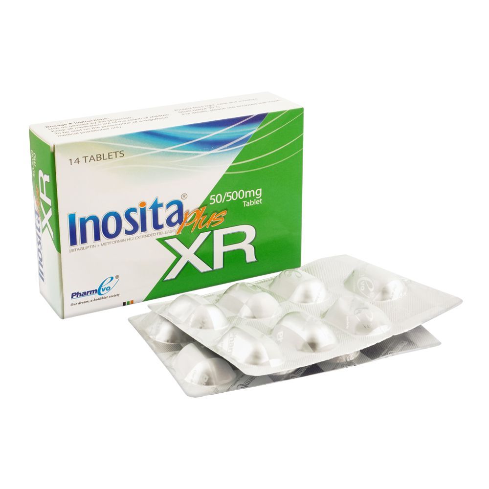 Buy PharmEvo Inosita Plus XR Tablet, 50/500mg, 14-Pack Online at Best ...