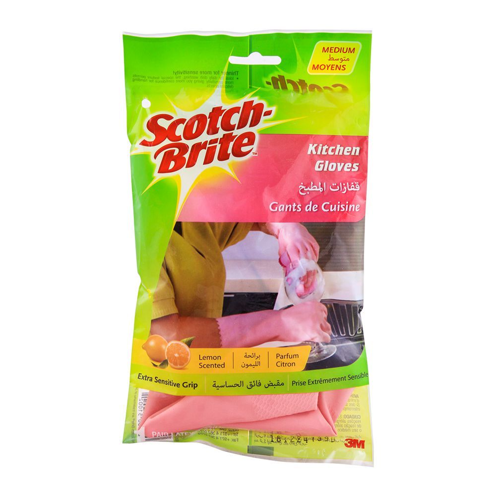 Order Scotch Brite Kitchen Hand Gloves Medium Online at Best Price in Pakistan Naheed.pk