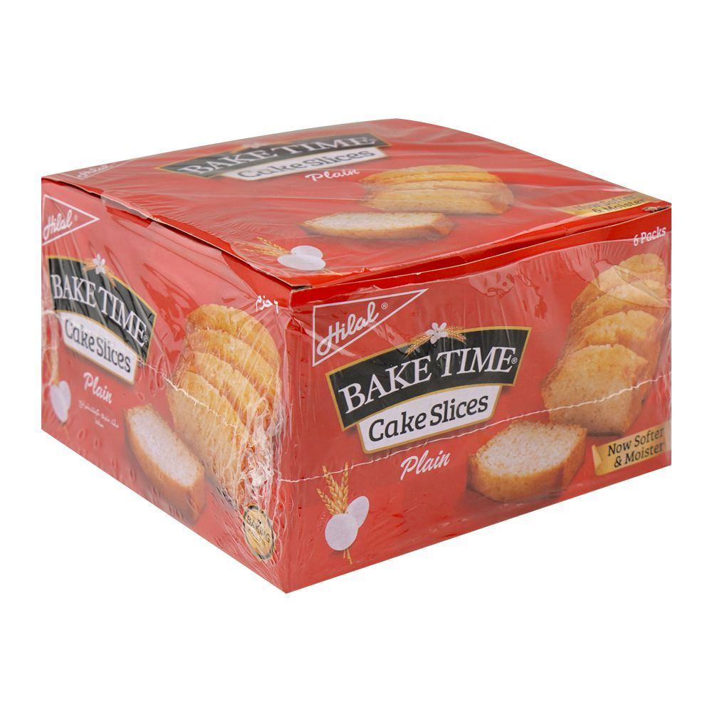 Hilal Bake Time Cake Slice Plain, 37g