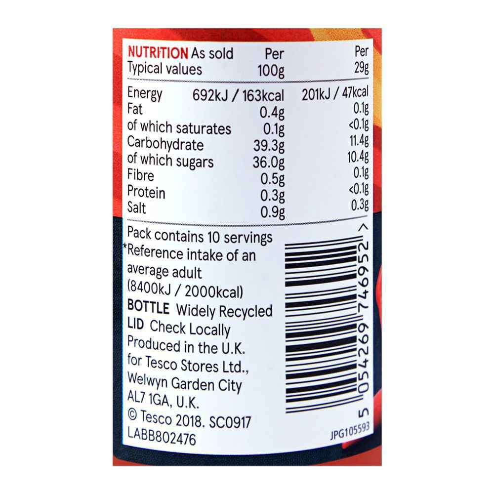 Order Tesco Sweet Chilli Sauce, Aromatic Kick, 290g Online at Special ...
