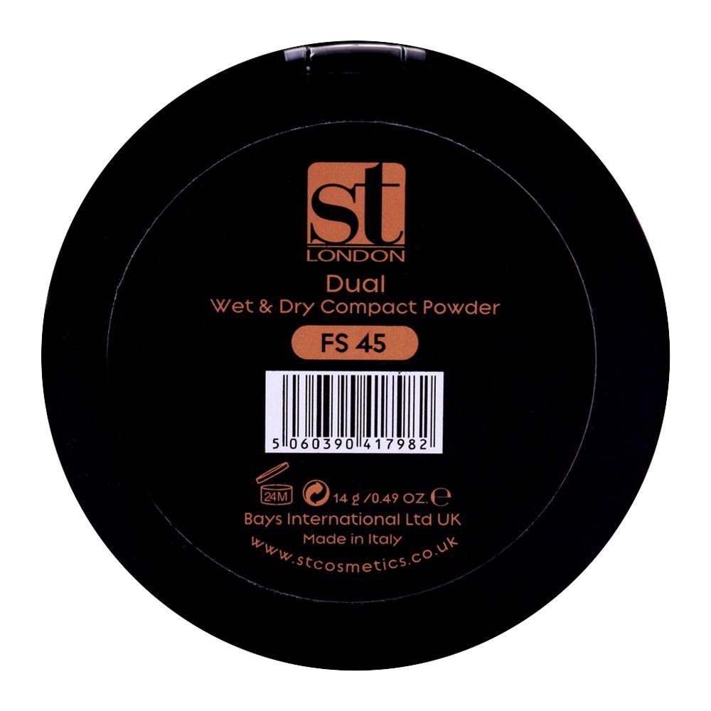 Buy ST London Dual Wet & Dry Compact Powder, FS 45, SPF 15, With ...