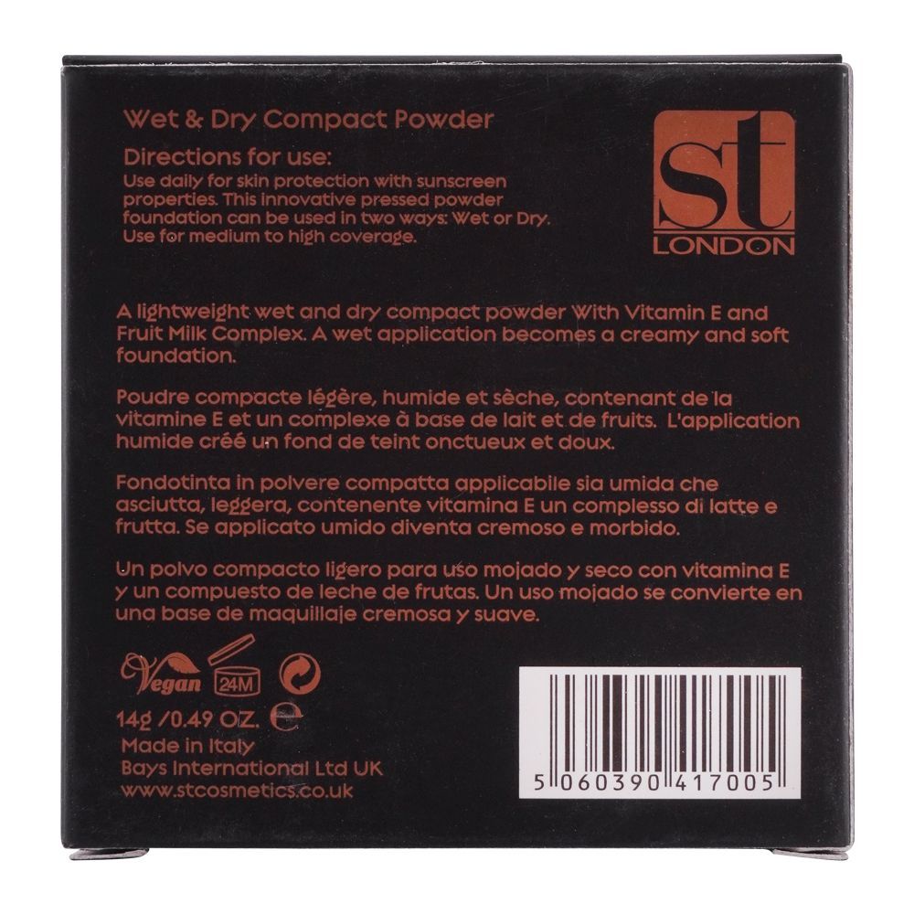 Order ST London Dual Wet & Dry Compact Powder, High Coverage, SPF 15 ...