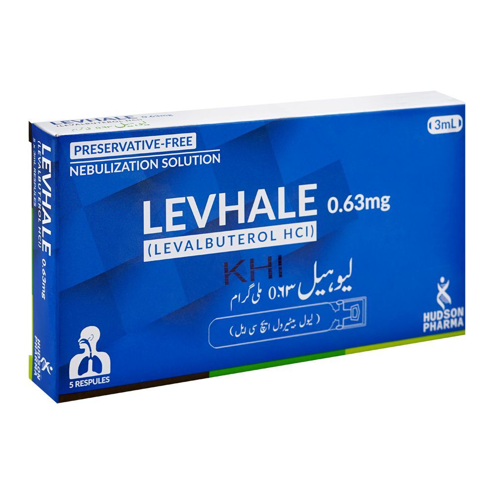 Levhale 0.63mg, 5 Respules